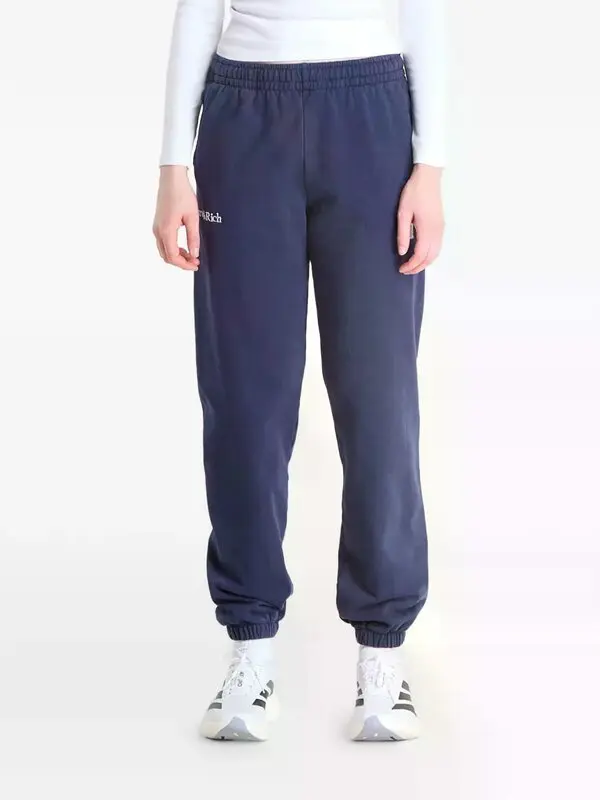 SPORTY & RICH Heritage Yankees Serif Track Pants - Blue