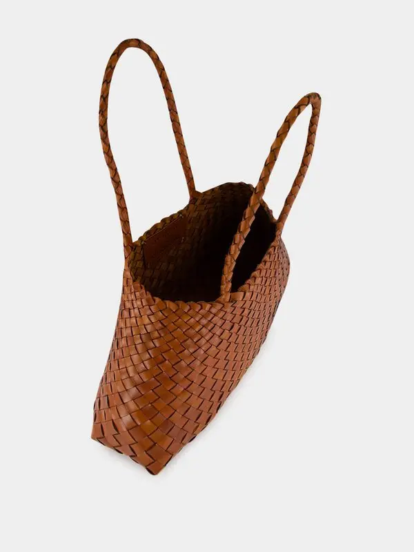 Dragon Diffusion Santa Croce Big Woven Tote - Brown