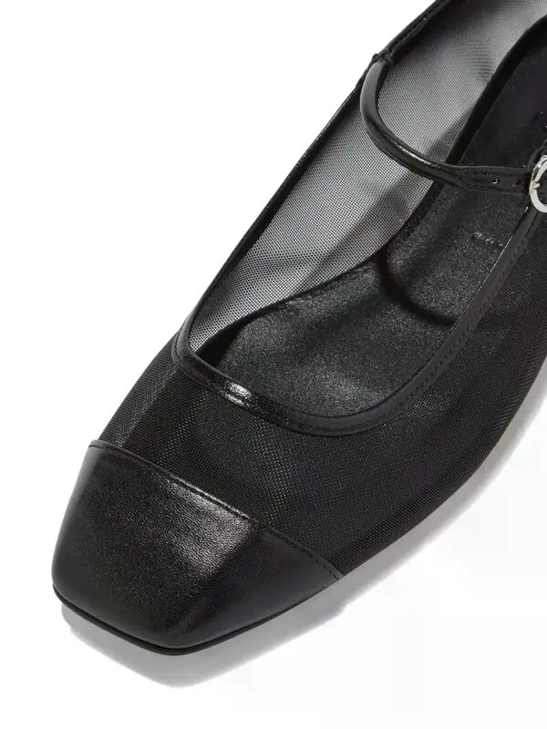 AeydĒ Uma Mesh Ballet Flats - Black