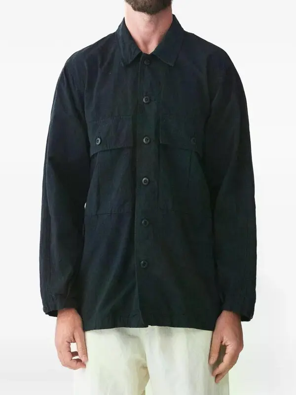 SAGE DE CRET Flap-pocket Button-up Shirt