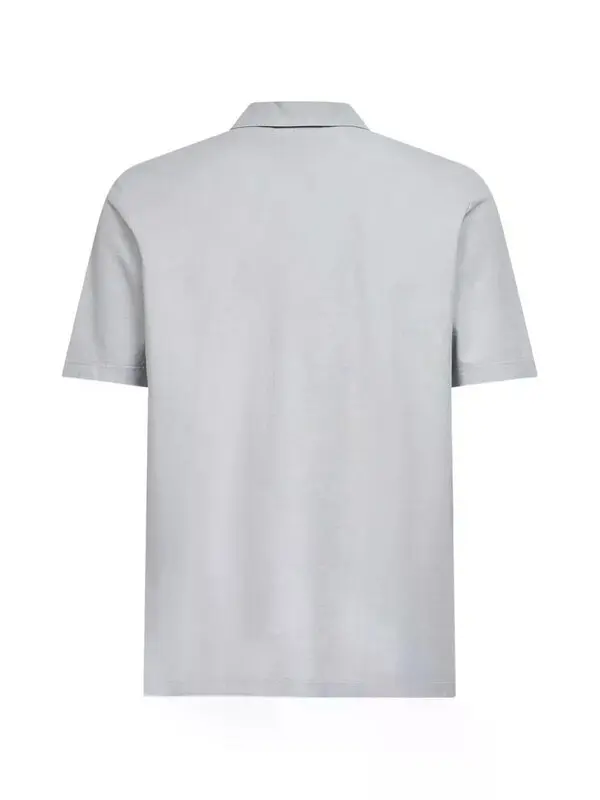 D4.0 V-neck Collared T-shirt - Grey