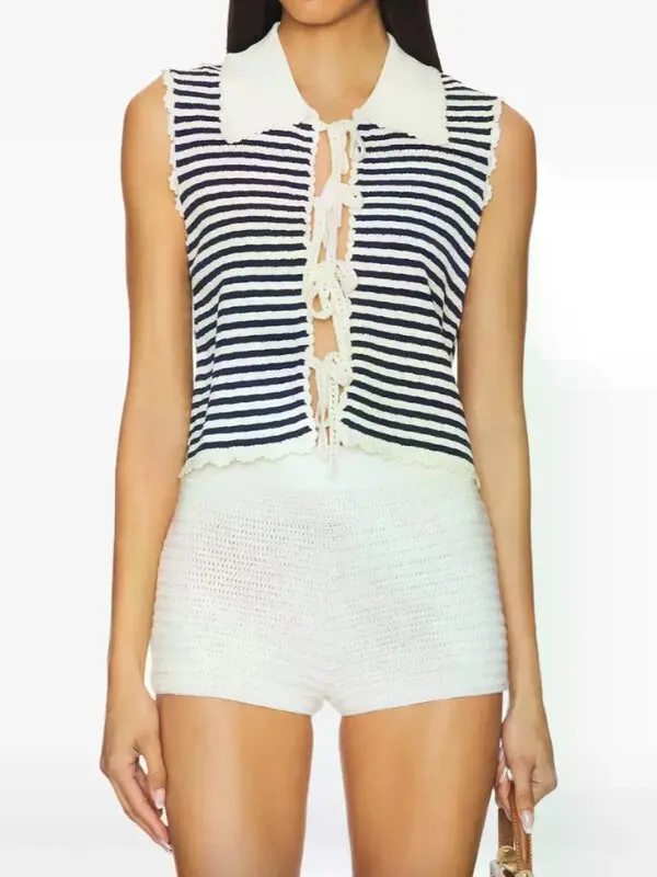 Sea Striped Sleeveless Top