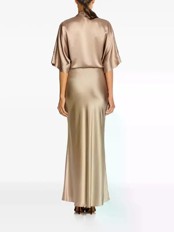 THE SEI Satin-finish Bias-cut Skirt