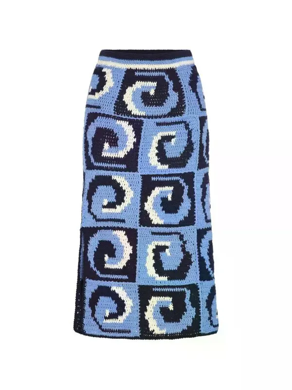 Carolina K Crochet-knit Skirt