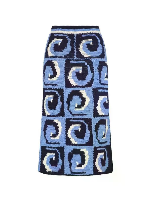 Carolina K Crochet-knit Skirt