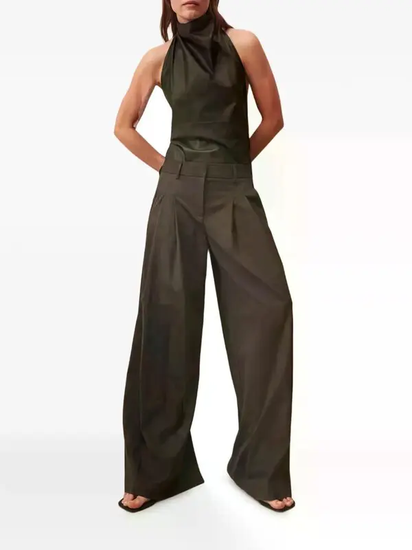 TWP High-neck Backless Top