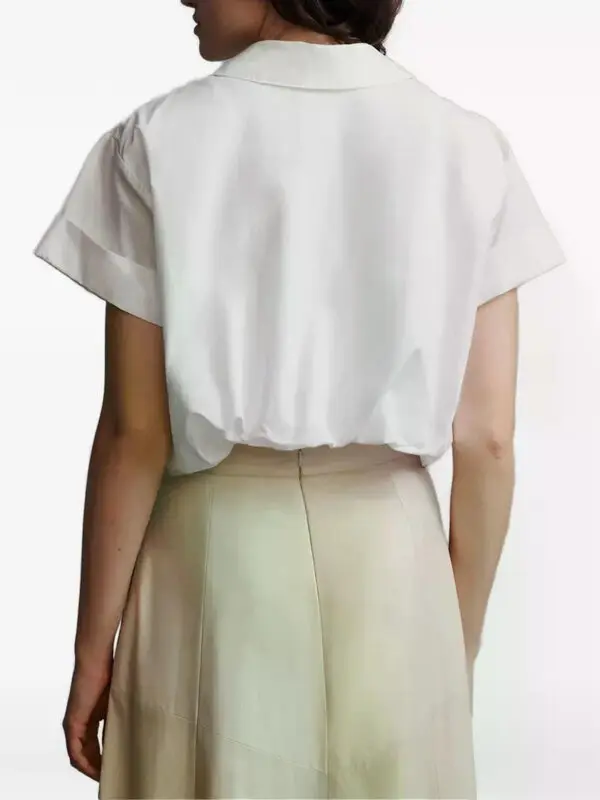TWP Cropped Shirt