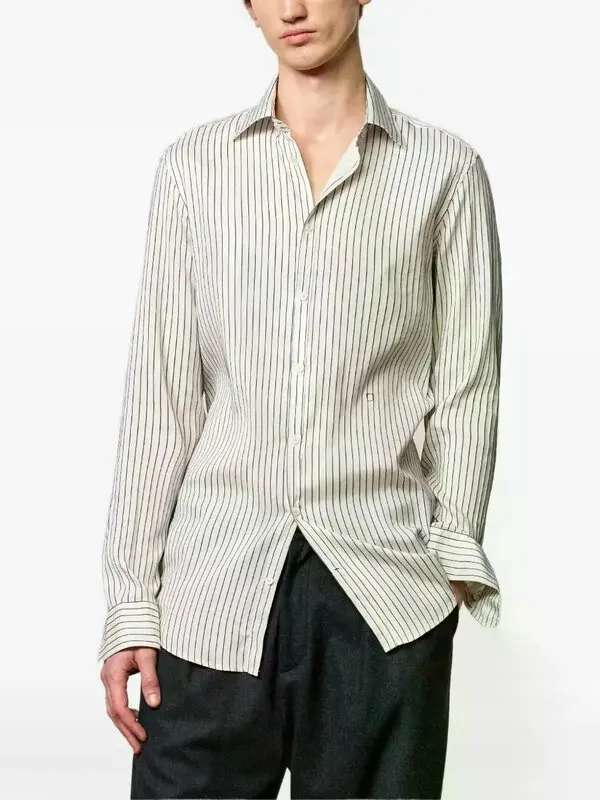 Massimo Alba Genova Vertical-stripe Shirt