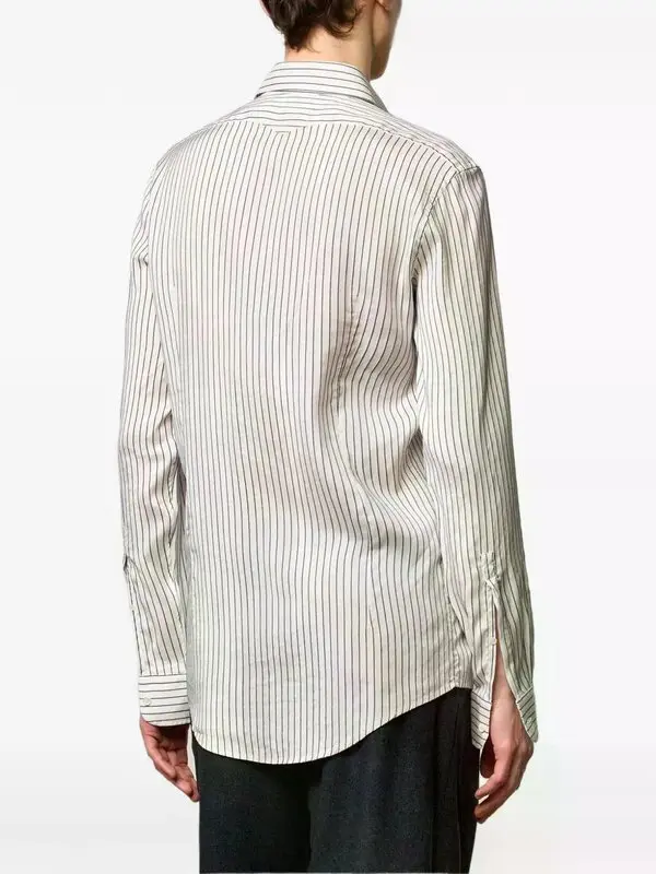 Massimo Alba Genova Vertical-stripe Shirt