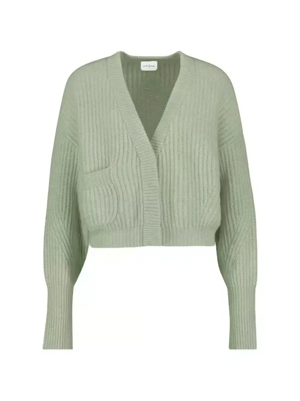 Le Kasha Monaco Ribbed-knit Cardigan - Green