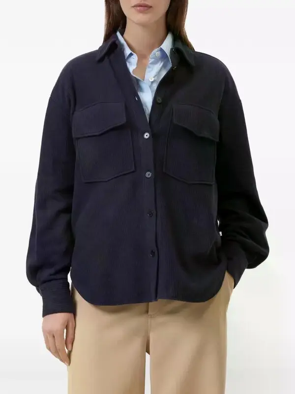Closed Ribbed Pocket Shirt