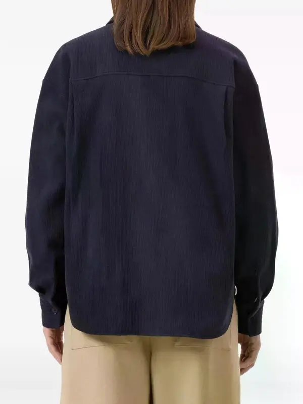 Closed Ribbed Pocket Shirt