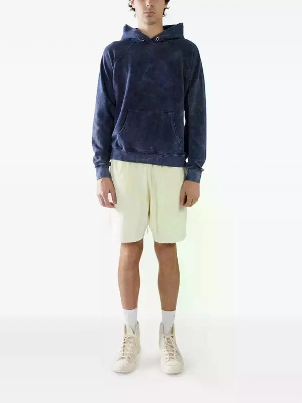 LES TIEN Raw-cut Drawstring Shorts - Neutrals