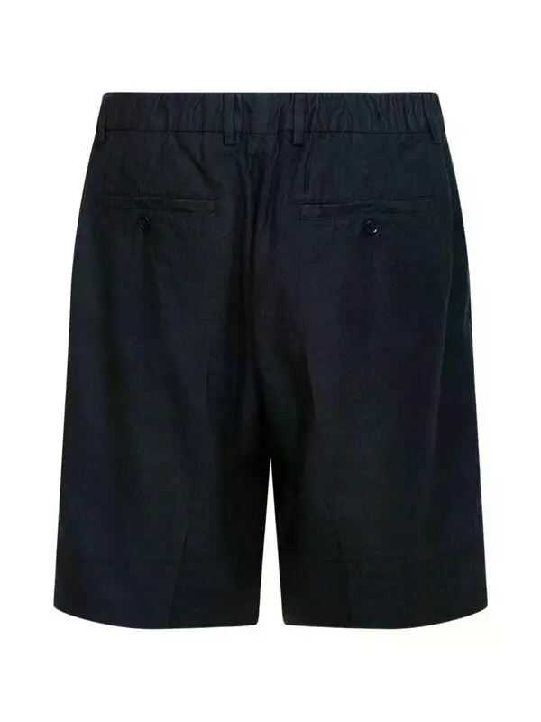 Nn07 Kay Pleated Shorts - Blue