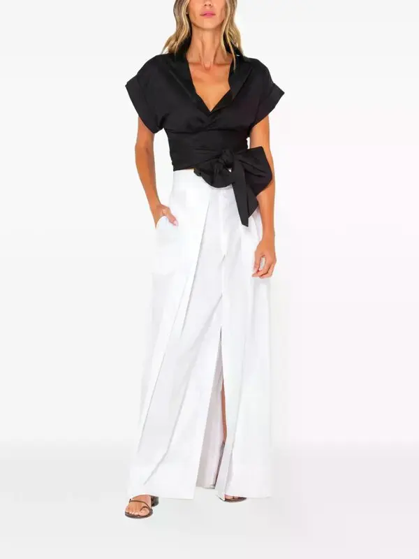 JBQ Kora Wrap-around Top - White