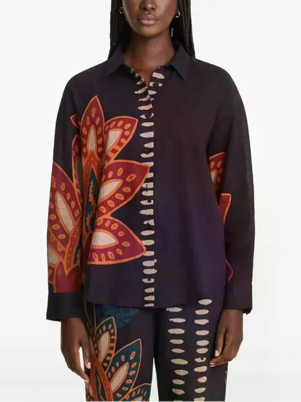DIARRABLU Graphic-print Shirt - Blue