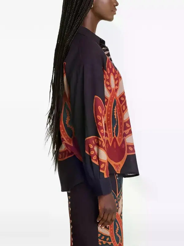 DIARRABLU Graphic-print Shirt - Blue