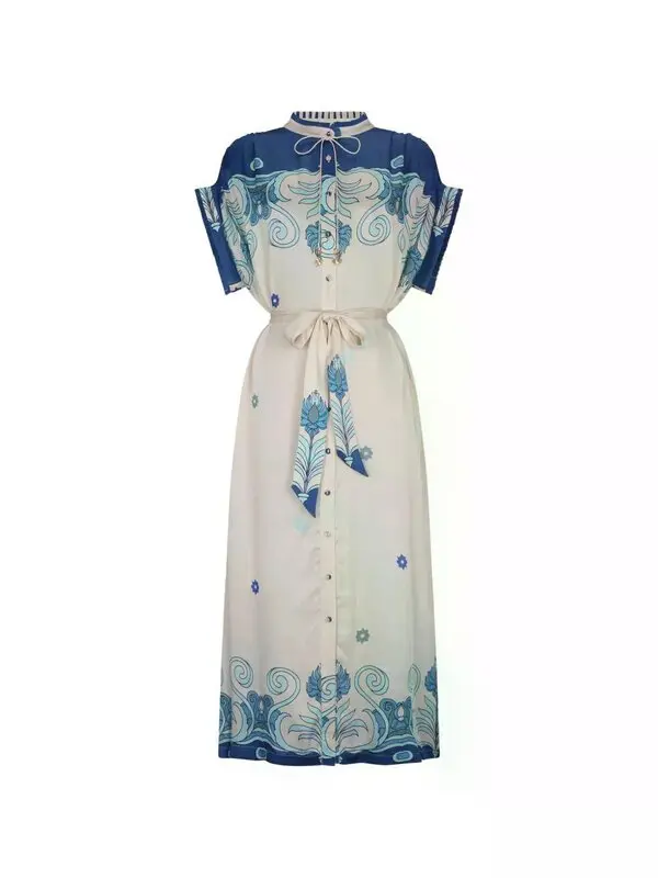 Carolina K Valerie Graphic Print Kaftan