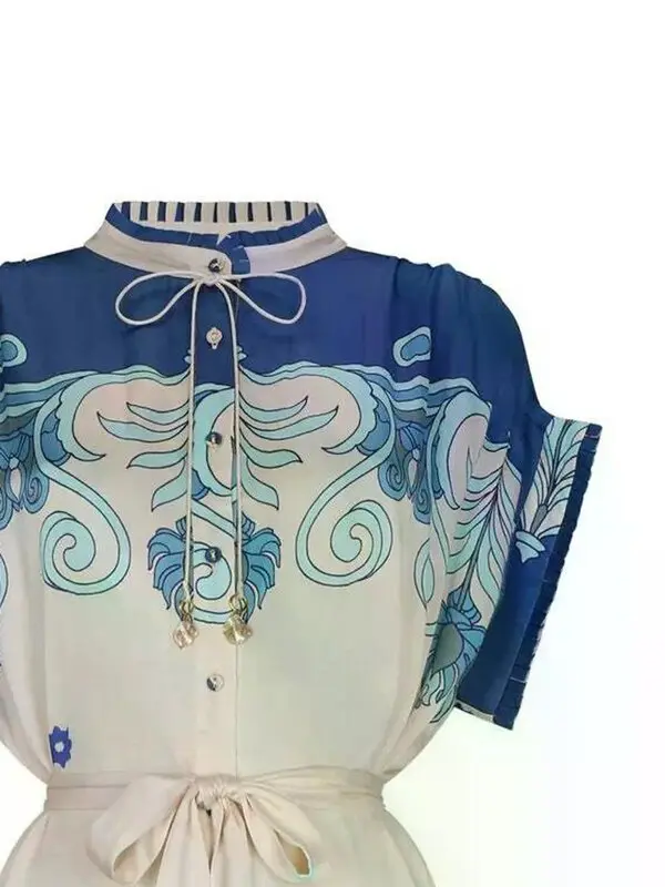 Carolina K Valerie Graphic Print Kaftan
