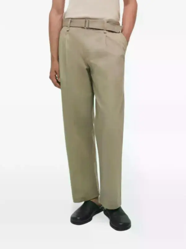 Simkhai Belted Pleated Trousers - Neutrals