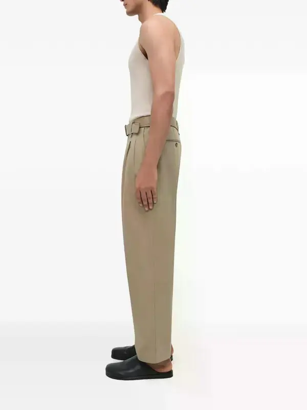 Simkhai Belted Pleated Trousers