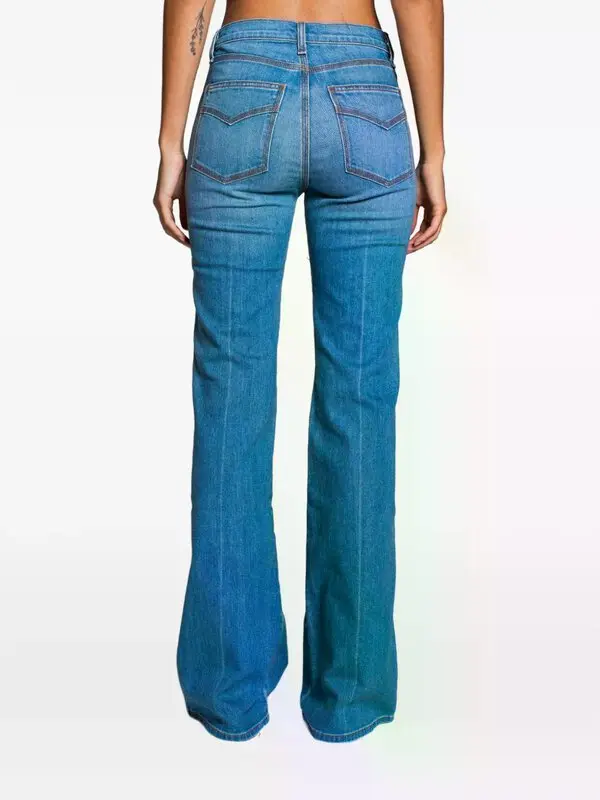 ASKK NY 70's Flap-pocket Flared Jeans