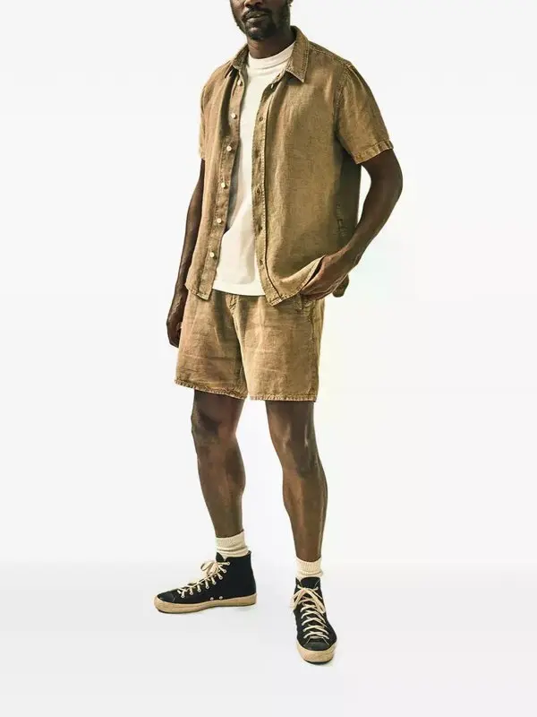 Citizens Of Humanity Drawstring-waistband Shorts - Neutrals