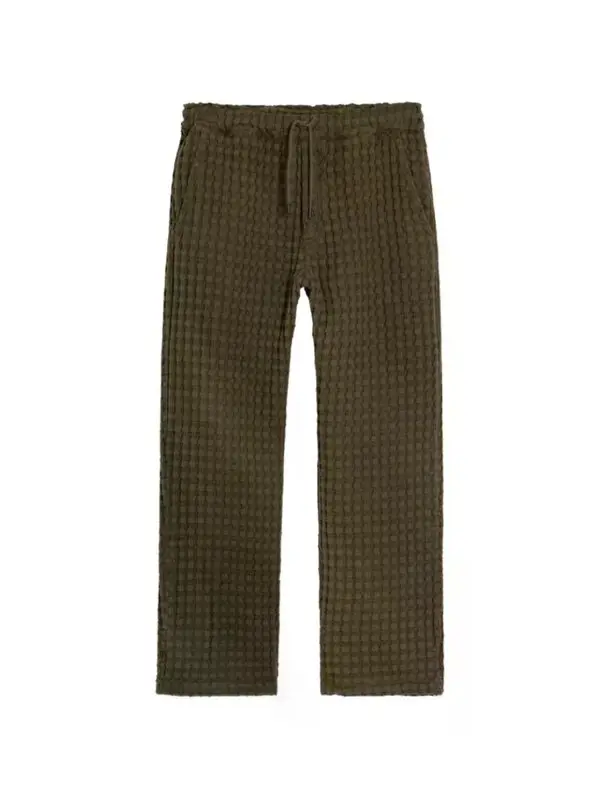 OAS Company Ayora Waffle-knit Trousers - Green