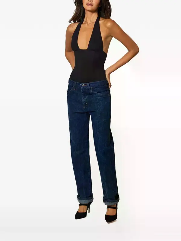 Kiki De Montparnasse Halterneck Plunging Bodysuit