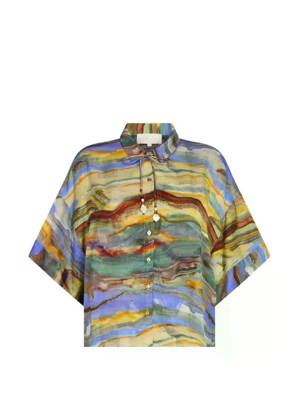 Carolina K Kimono Beaded Shirt
