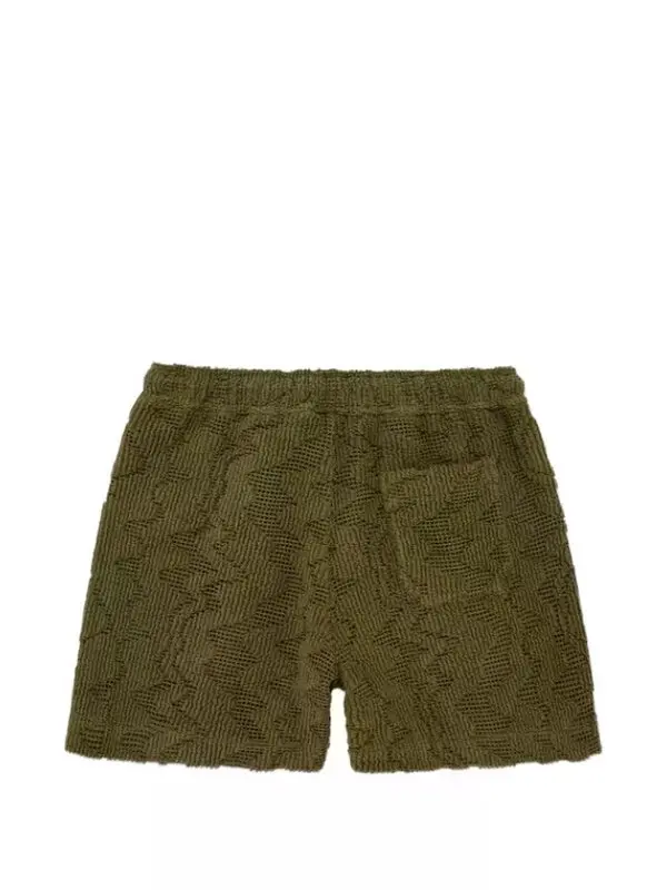 OAS Company Jacquard-knit Drawstring Shorts