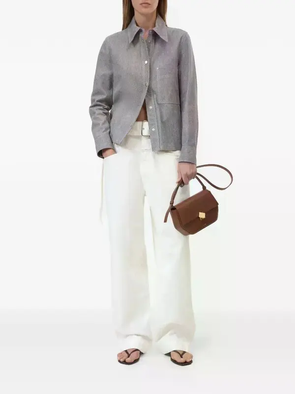 Closed Press-stud Leather Jacket
