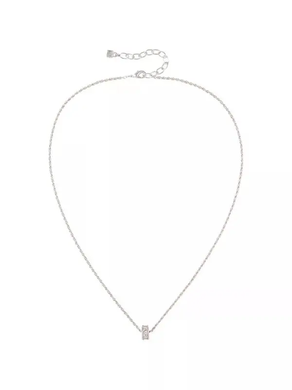 Nina Ricci 1980 Round-pendant Necklace - Silver