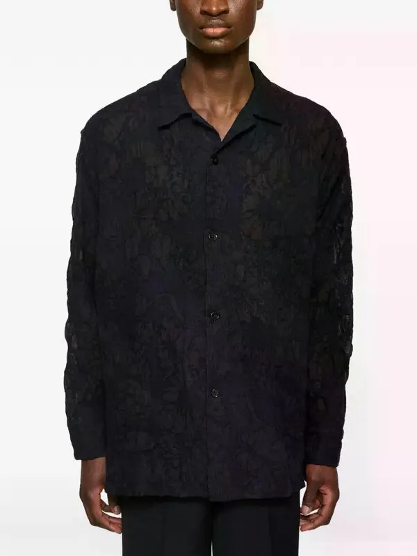 CMMN SWDN Ario Button-down Wool Shirt