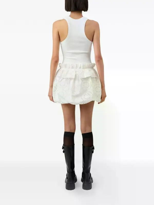AKNVAS Indi Eyelet-embroidered Ruffled Dress