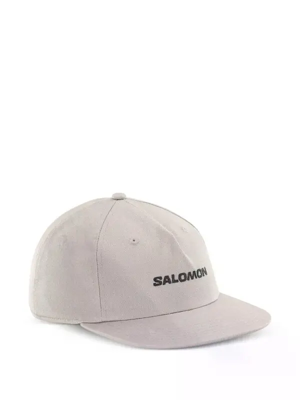 SALOMON Logo-embroidered Baseball Cap - Grey