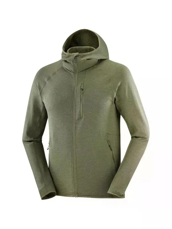 SALOMON Essential Logo-print Raglan-sleeve Jacket