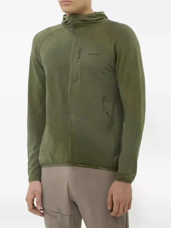 SALOMON Essential Logo-print Raglan-sleeve Jacket