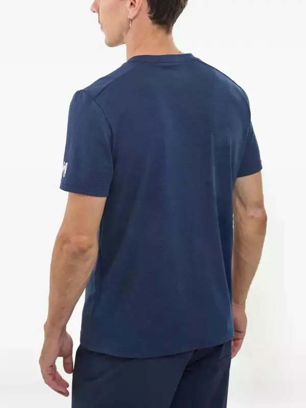 PASCAL MILLET Fusion Logo-print T-shirt - Blue