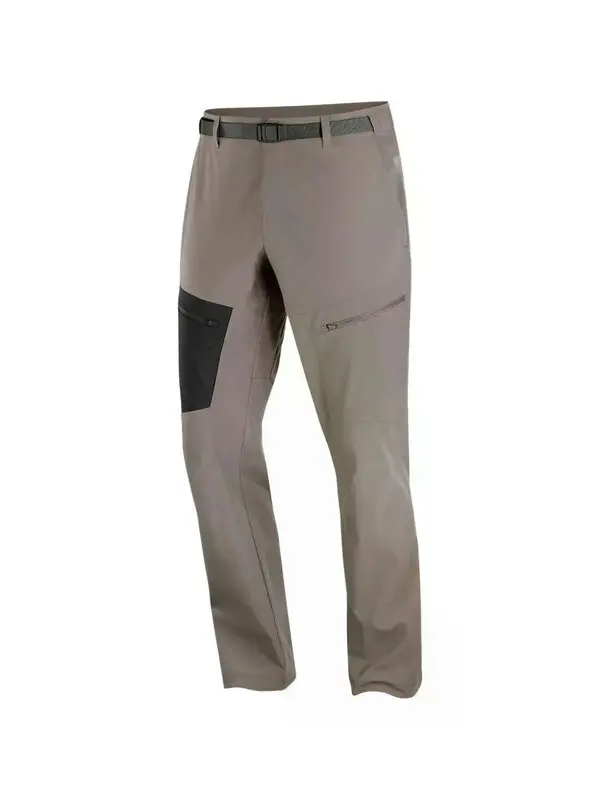 SALOMON Panelled Buckled-belt Trousers