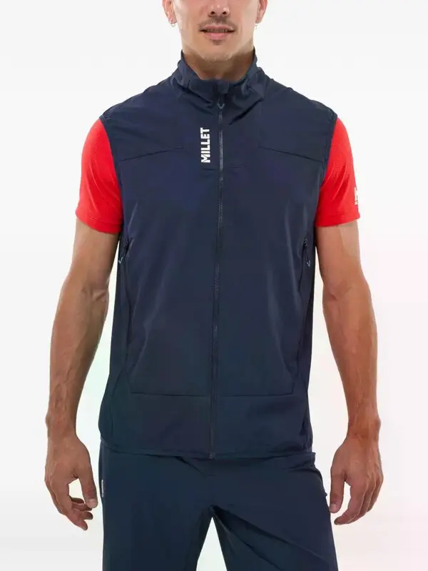 PASCAL MILLET Kamet Logo-print Sleeveless Gilet