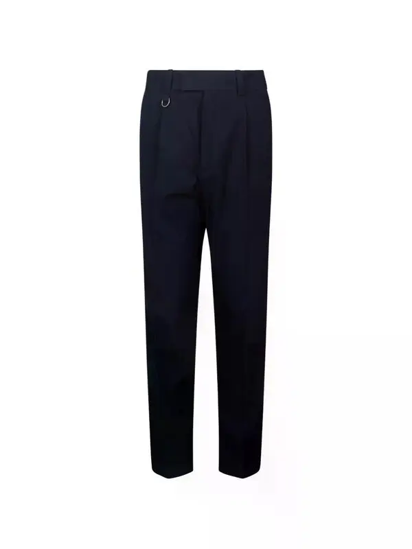 PAOLO PECORA Pleated Trousers - Blue