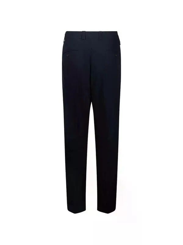 PAOLO PECORA Pleated Trousers - Blue