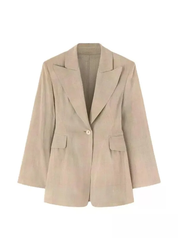 Ermanno Scervino Single-breasted Prince Of Wales Check Blazer