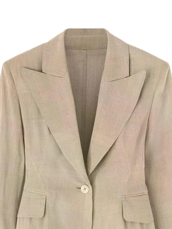 Ermanno Scervino Single-breasted Prince Of Wales Check Blazer