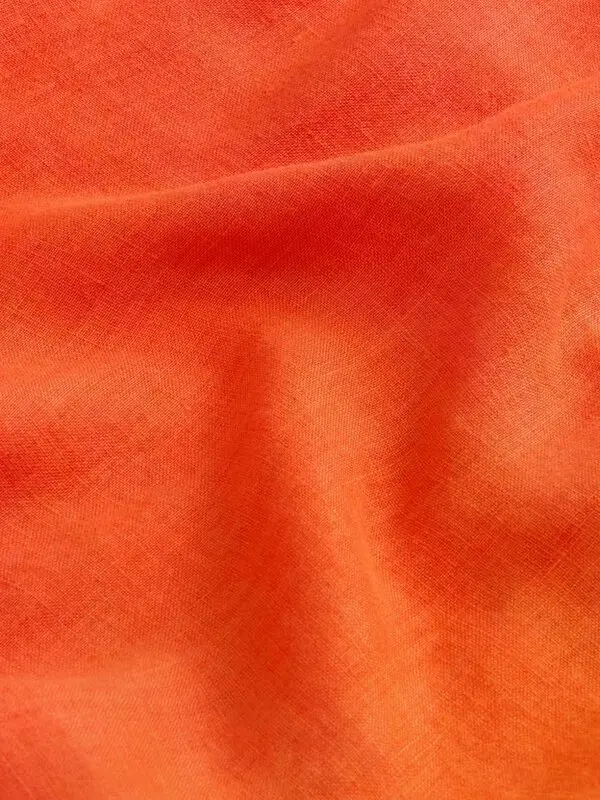 Woolrich Garment-dyed Short-sleeved Shirt - Orange
