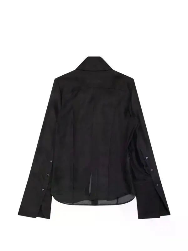 Matieres Fecales Sheer Silk Shirt