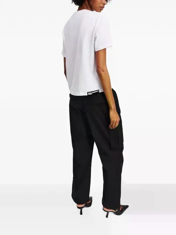 Karl Lagerfeld Logo-print Short-sleeve T-shirt - White
