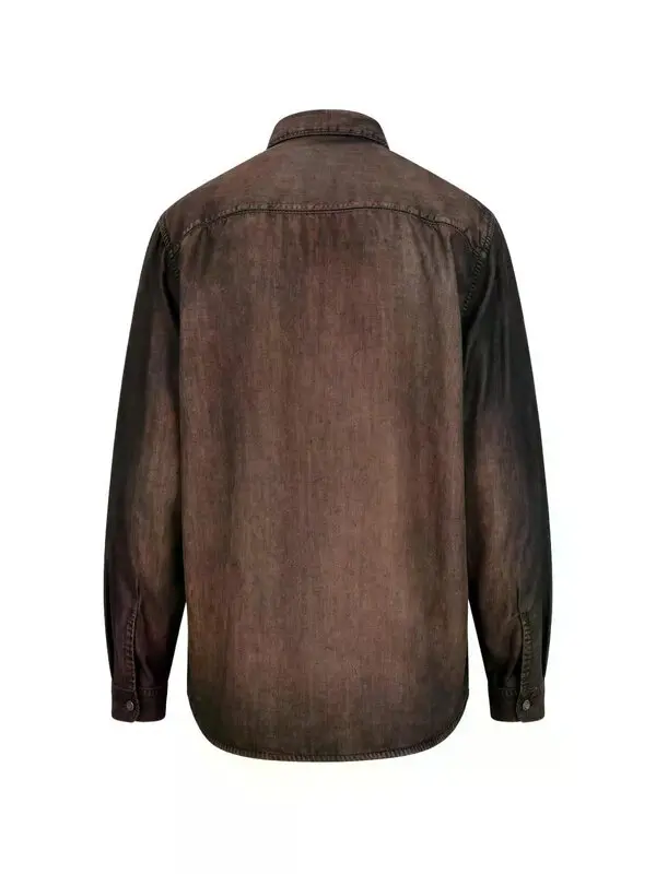 DIESEL® D-simply-s16 Ombre-effect Denim Shirt