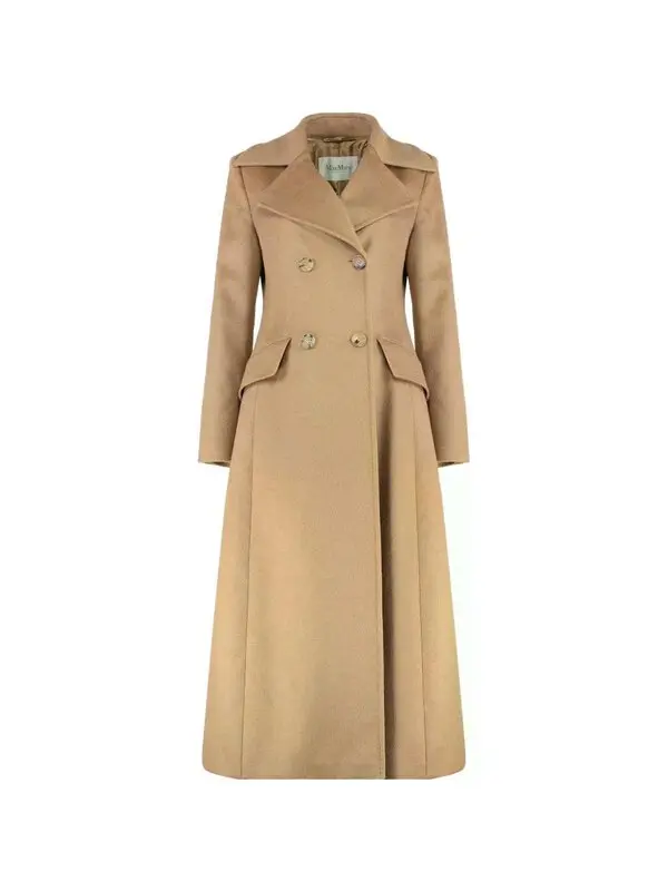 Max Mara Le Panto Double-breasted Coat - Brown